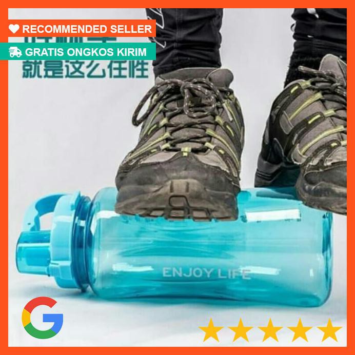 Jual PALING POPULER ! A09 Botol Minum ENJOY LIFE 2 Liter - Straw Water ...