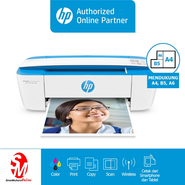 Jual PRINTER HP DeskJet Ink Advantage 3775 All-in-One Printer Wireless ...
