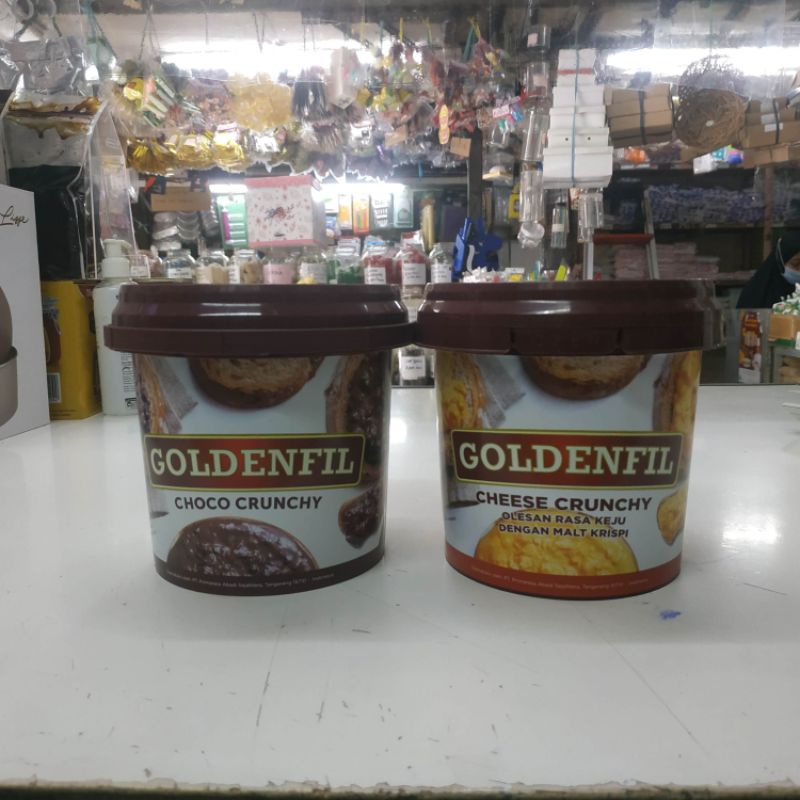 Jual GOLDENFIL Per Pail 1 Kg Choco Crunchy / Cheese Crunchy / Tiramisu ...