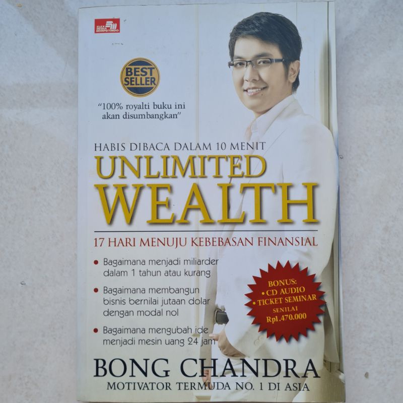 Jual Buku Unlimited Wealth Bong Chandra - Best Seller Motivasi Sukses ...