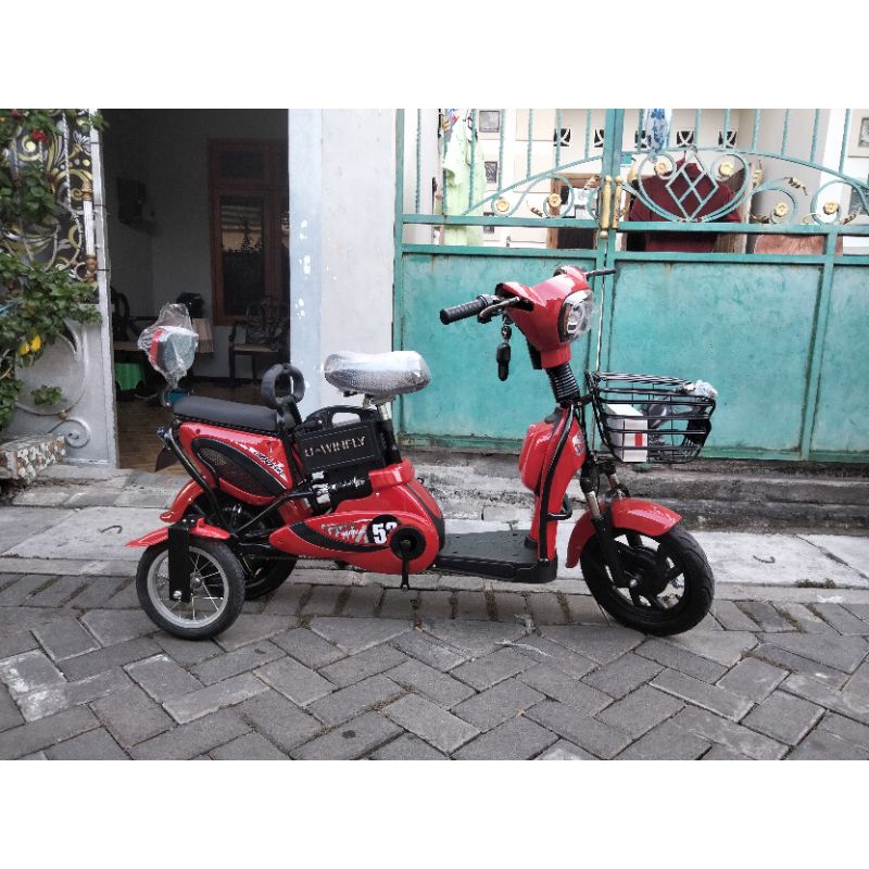 Jual Sepeda Listrik Uwinfly ButterFly gen 2 + Roda Bantu Freeong se ...
