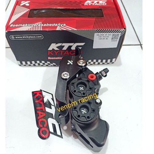 Jual kaliper ktc kytaco 4p mtf black new pcx 150 depan/ kaliver ktc 4 ...