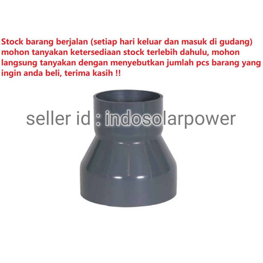 Jual Reducer PVC 10x6 10 x 6 inch inci increaser v.sok vlok vlog sock ...