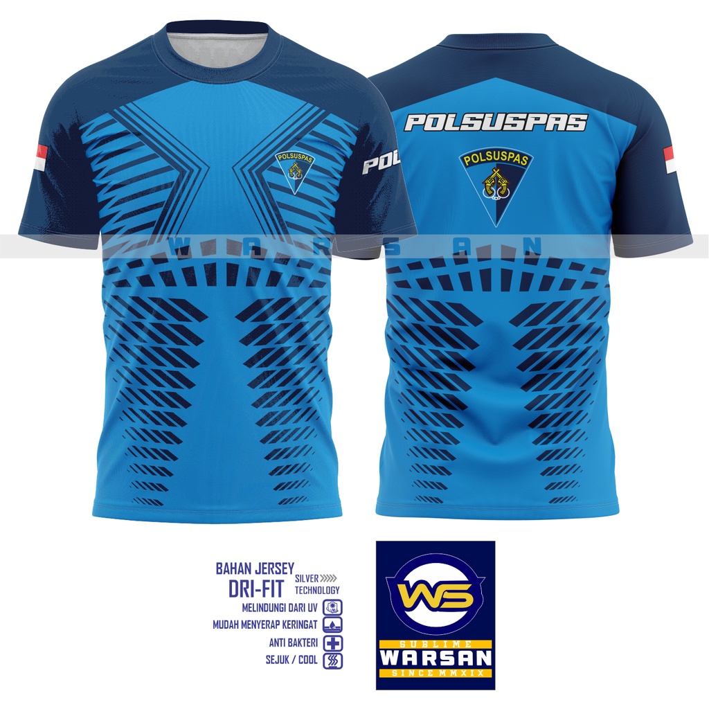 Jual Jersey POLSUSPAS / Kaos POLSUSPAS Drifit / Kaos Polsuspas Fillprit ...
