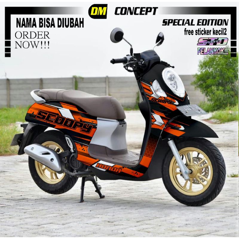 Jual DECAL SCOPY NEW FULL BODY KNALPOT SPION DASI SPIDO | Shopee Indonesia