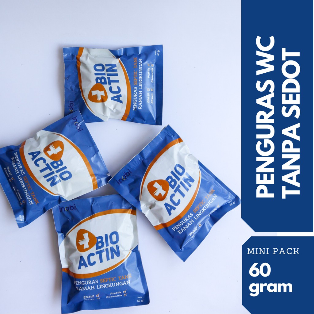 Jual BIOACTIN Penguras WC Tanpa Sedot Kemasan 60 gram | Shopee Indonesia