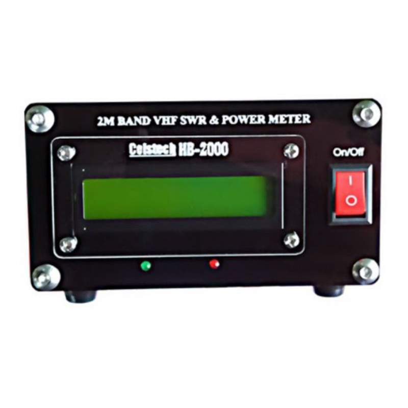 Jual SWR & Power Meter Digital for VHF Box. Aluminium (Celstech HB-2000 ...
