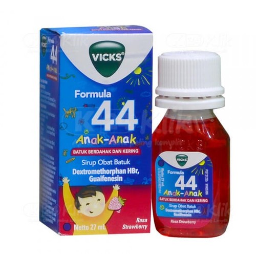 Jual Obat Batuk Anak Sirup VICKS FORMULA 44 ANAK 54 ml Children Cough ...