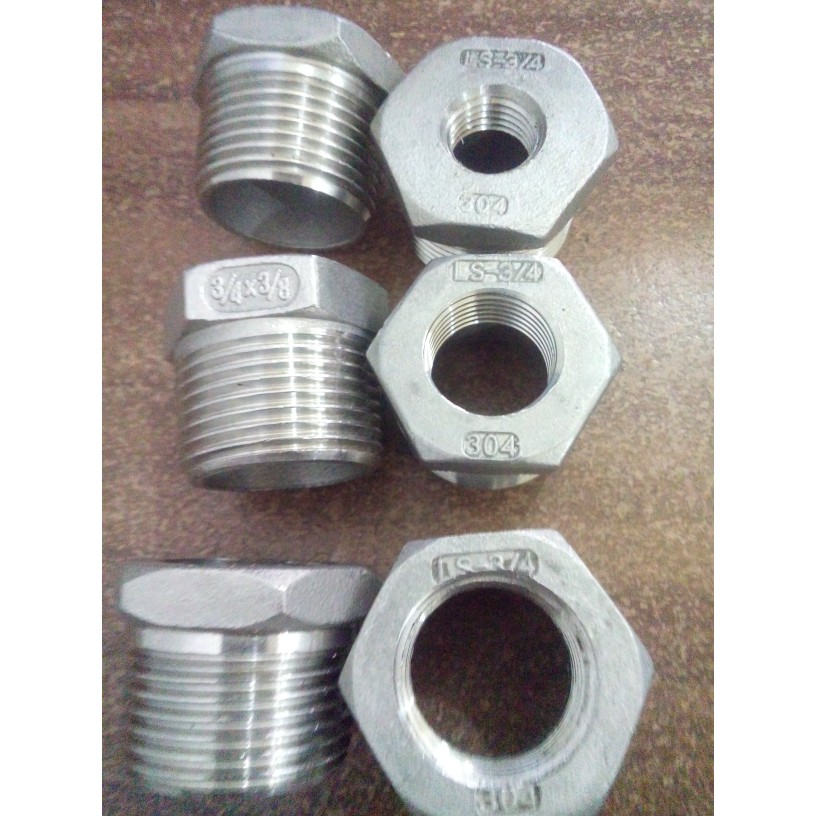 Jual Verlop Ring 3/4" x 1/2" SS 304 Class 150 Hex Bushing Vlok Vlock ...