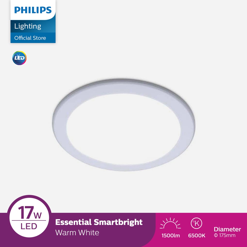 Jual Philips Downlight LED DN027B LED12/WW D150 RD Kuning | Shopee ...