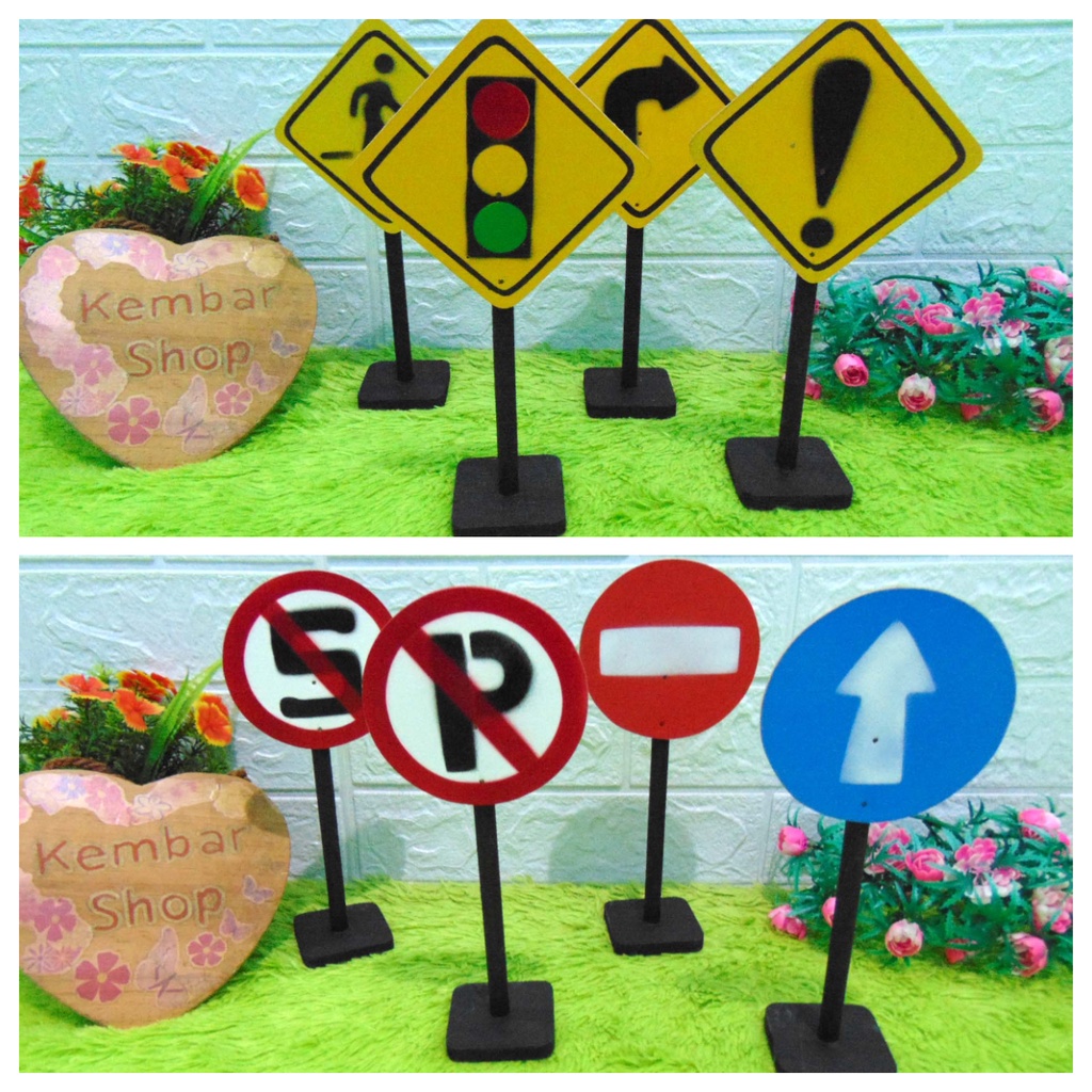 Jual APE-RAMBU Ape Rambu rambu lalu lintas Mainan RAMBU-RAMBU ...