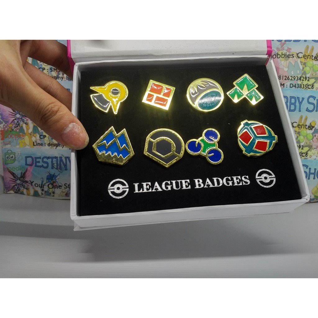 Jual Gen 4 Sinnoh League Badges Pokemon Badges Gym Badge Cosplay ...