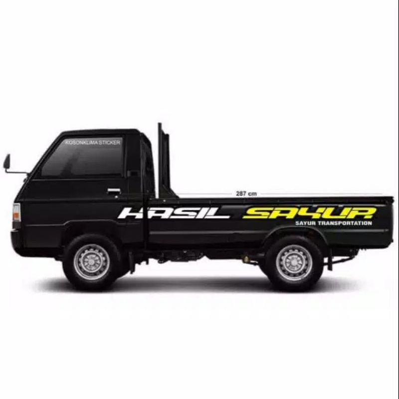Jual 0147 cutting sticker mobil pick up L300 cutting terbaru HASIL ...