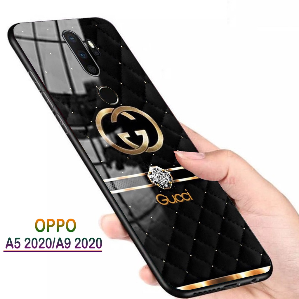 Jual Softcase Glass Kaca OPPO A5 2020, A9 2020 - Casing HP OPPO A5 2020, A9 2020 [ S42 ...