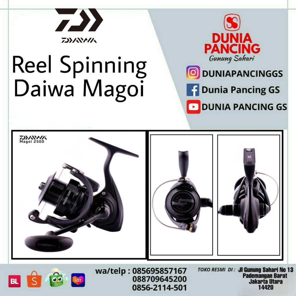 Jual Reel Spinning Daiwa Magoi Pilih Ukuran | Shopee Indonesia