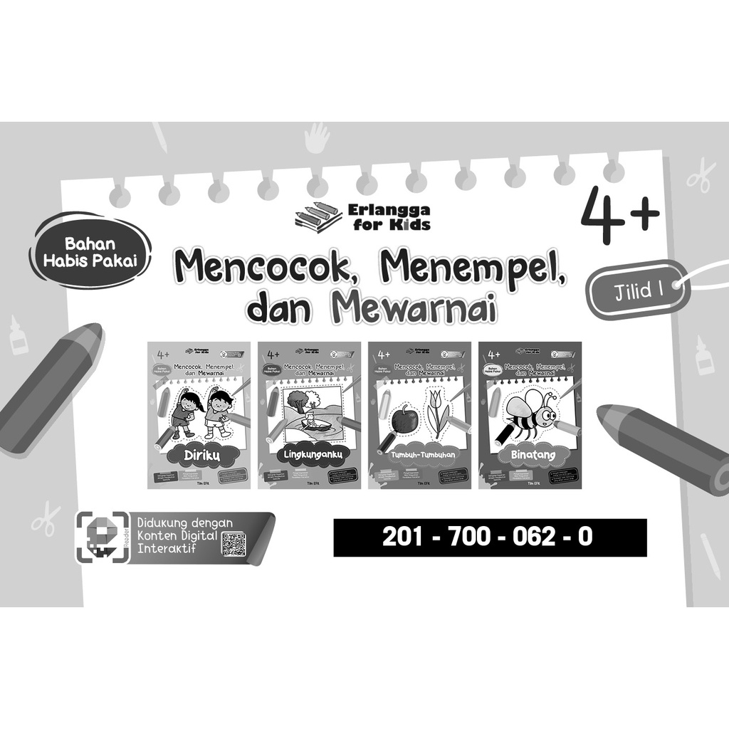 Jual PAKET BHN HBS PAKAI: MENCOCOK,MENEMPEL & MEWARNAI JL.1 | Shopee ...