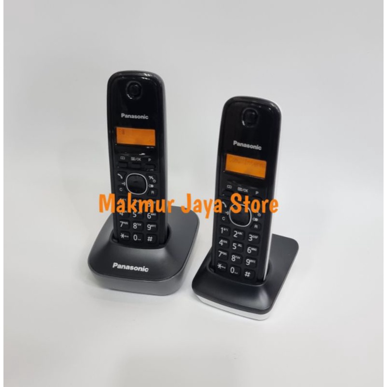 Jual Telepon Tanpa Kabel Panasonic / Telepon Wireless panasonic KX-TG1612 Putih | Shopee Indonesia