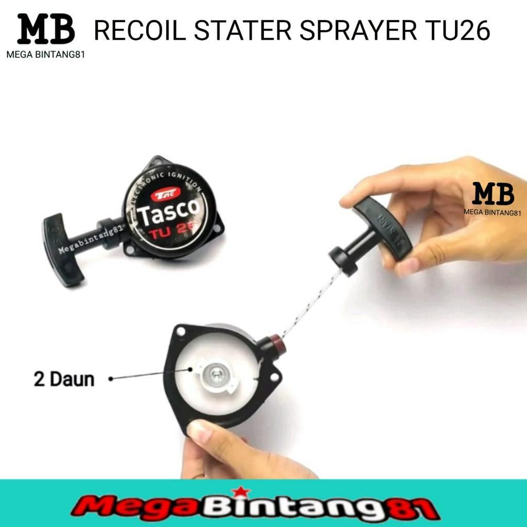 Jual recoil stater sprayer TU26 tarikan sprayer TU26 cap engkol sprayer TU26 MODEL 3B2D TASCO ...