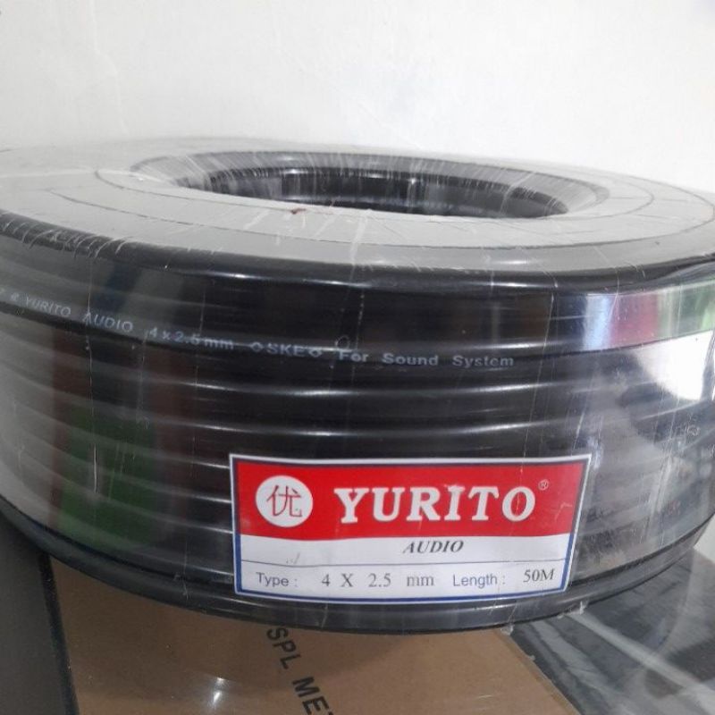 Jual KABEL SPEAKER YURITO 4X2.5MM KAWAT TEMBAGA MURNI | Shopee Indonesia