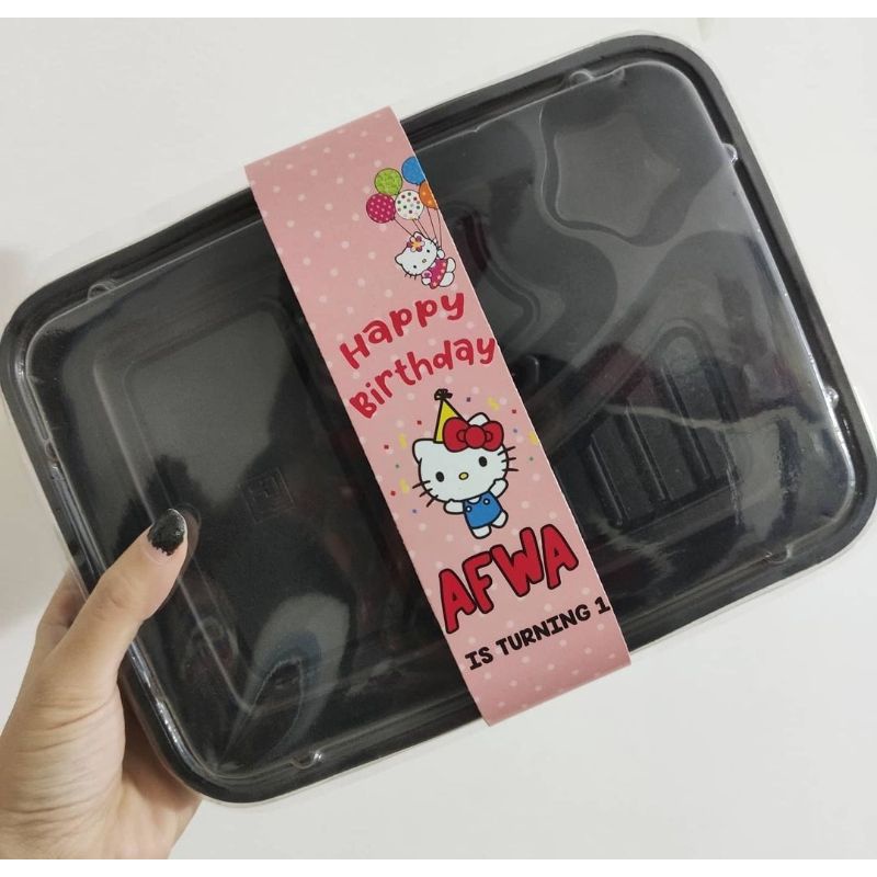 Jual Paper Belt Bento kotak Makanan | Roller Belt | Paper Sleeve ...