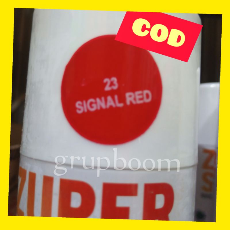 Jual CAT SEMPROT SPRAY PILOK PILOX RJ LONDON ZUPER SIGNAL RED MERAH ...