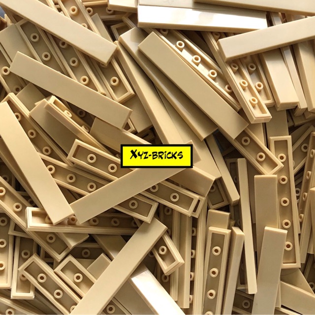 Jual LEGO PARTS 4157277 - Flat Tile 1x6 Brick Yellow (Tan) | Shopee ...