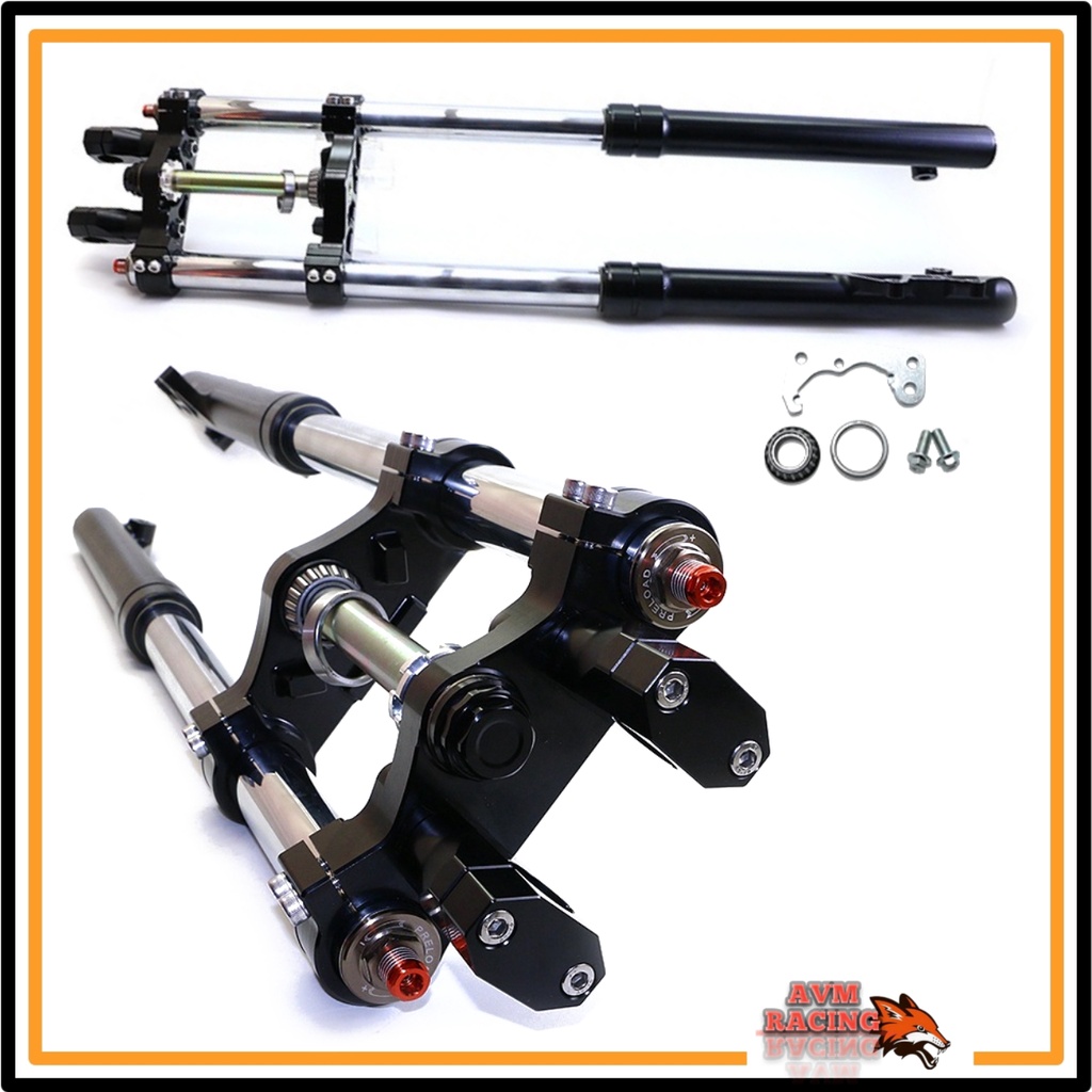 Jual Shock depan klx upsidedown USD tele teleskopik cross KLX 150 dtracker - SHOCK TELE PRELOAD ...