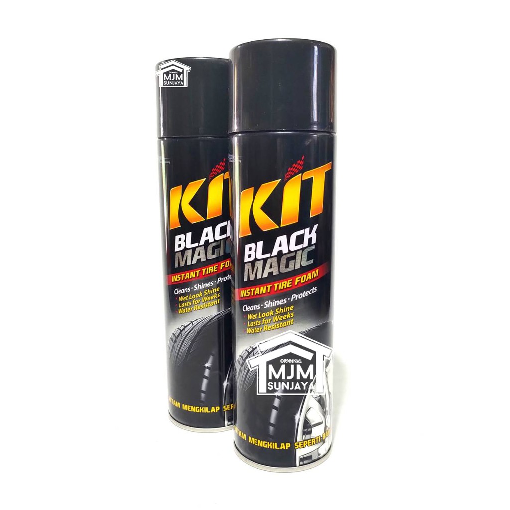 Jual KIT Black Magic Tire Foam 450mL Spray Semprot Semir Ban Mobil 450 ...