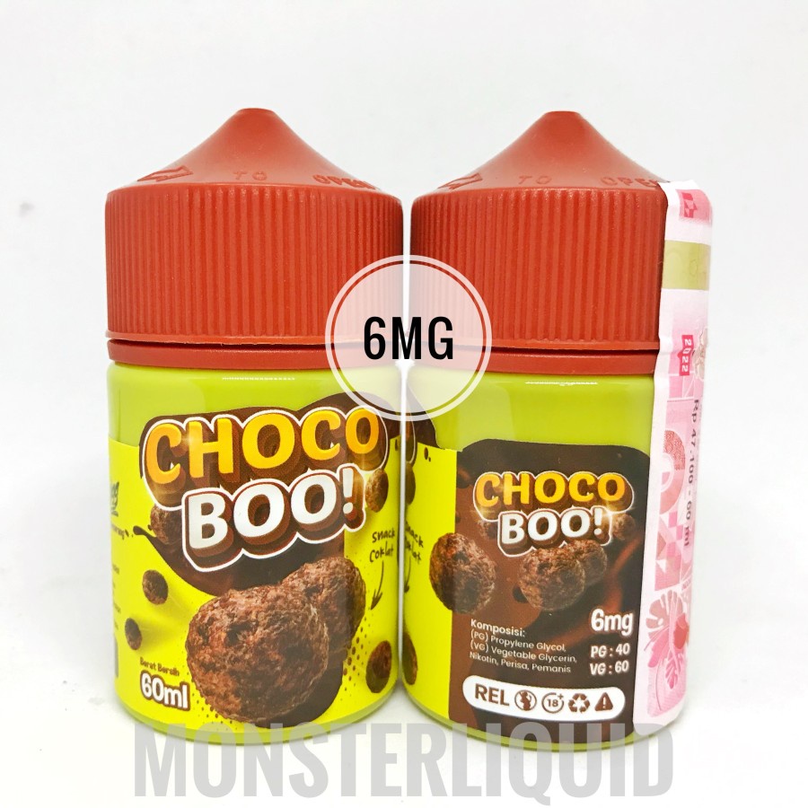 Jual CHOCO BOO SNACK COKLAT BY ELF X VSS 6MG 60ML CHOCOLATE BALL ...