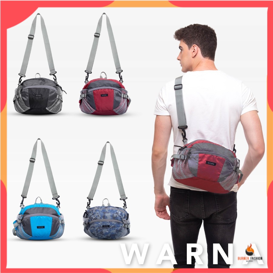 Jual TAS WAIST BAG PRIA SELEMPANG OUTDOOR SPORT WATERPROOF GUNUNG TAS ...