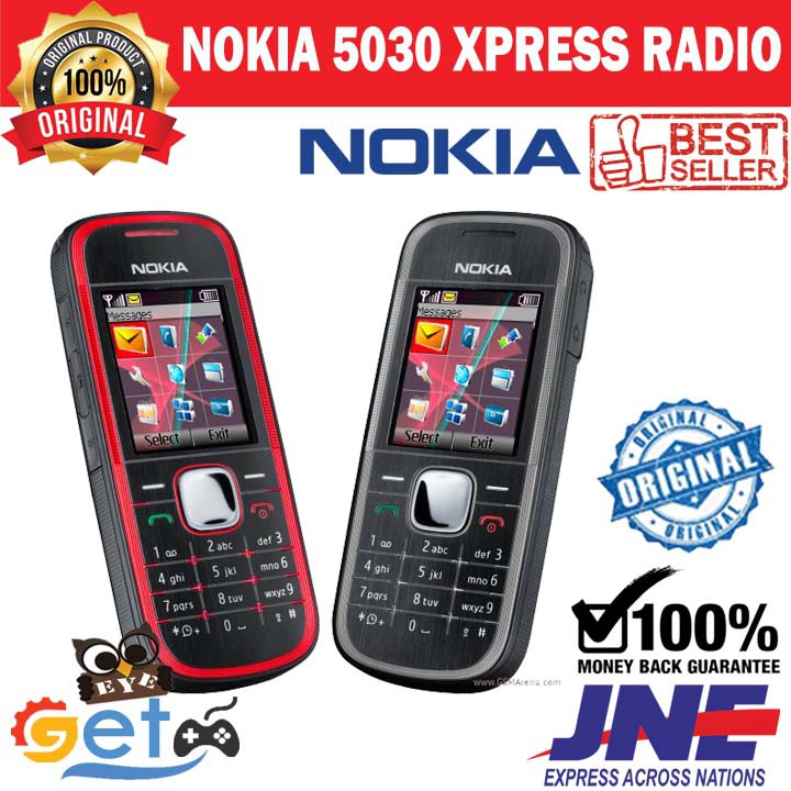 Jual HP jadul Nokia 5030 XpressRadio - Original - Garansi | Shopee ...
