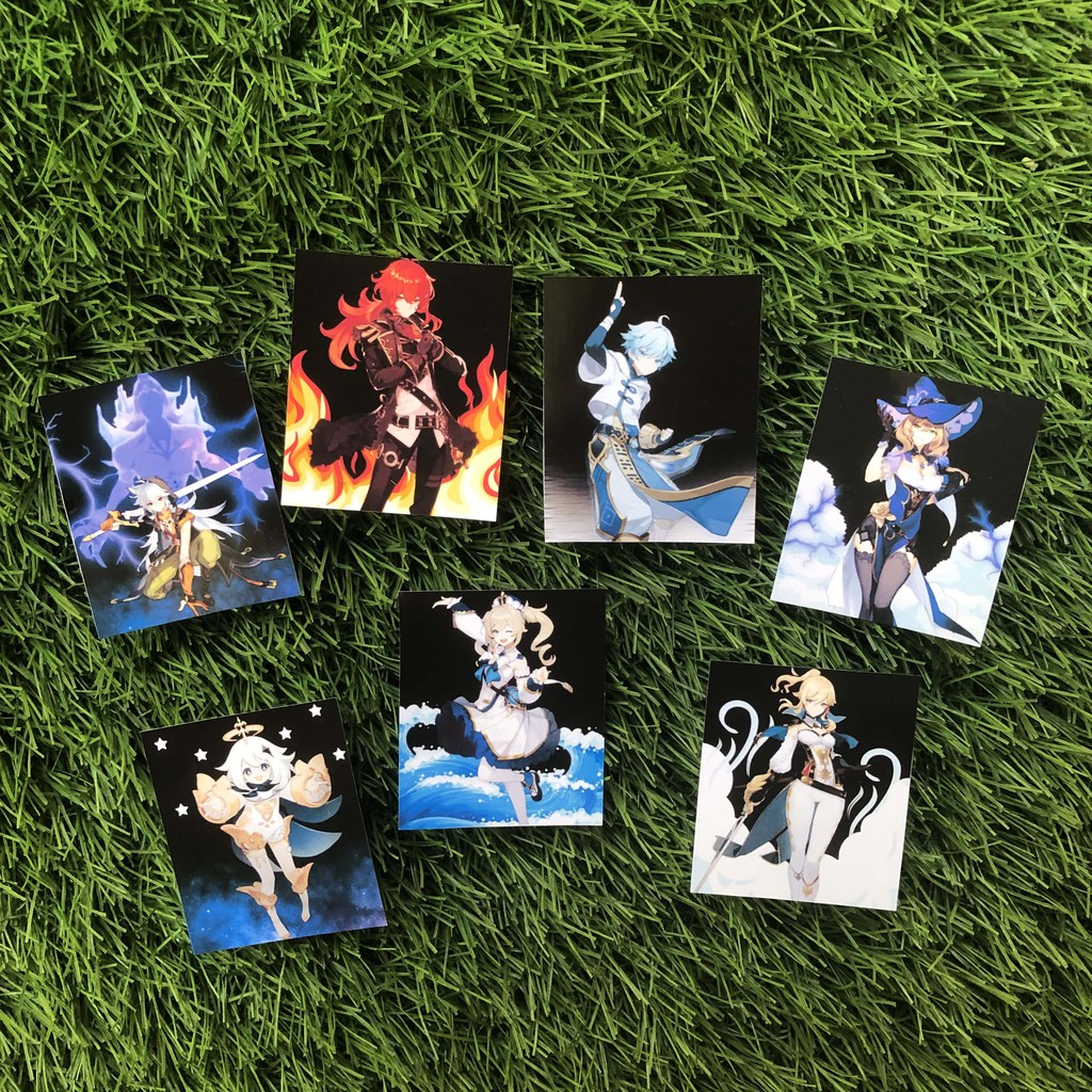 Jual Stiker Sticker Genshin Impact 25pcs Diluc, Razor, Chongyun, Paimon ...