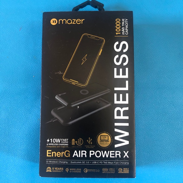 Jual Mazer Energy Air Power X 3.0 plus wireless powerbank | Shopee ...