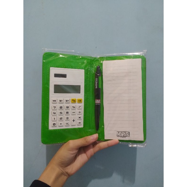 Jual Miniso Memo Book with Calculator+Pen (new) | Shopee Indonesia