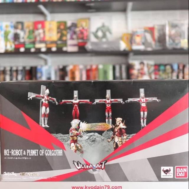 Jual Ultra-Act Ultraman Ace Robot & Planet of Golgotha Original Ultra ...