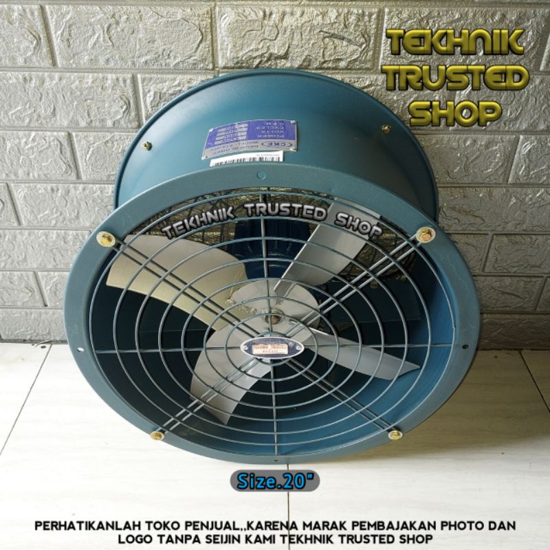 Jual Drum Fan Standar DFS 20" Blower ventilator exhaust plafon dinding ...