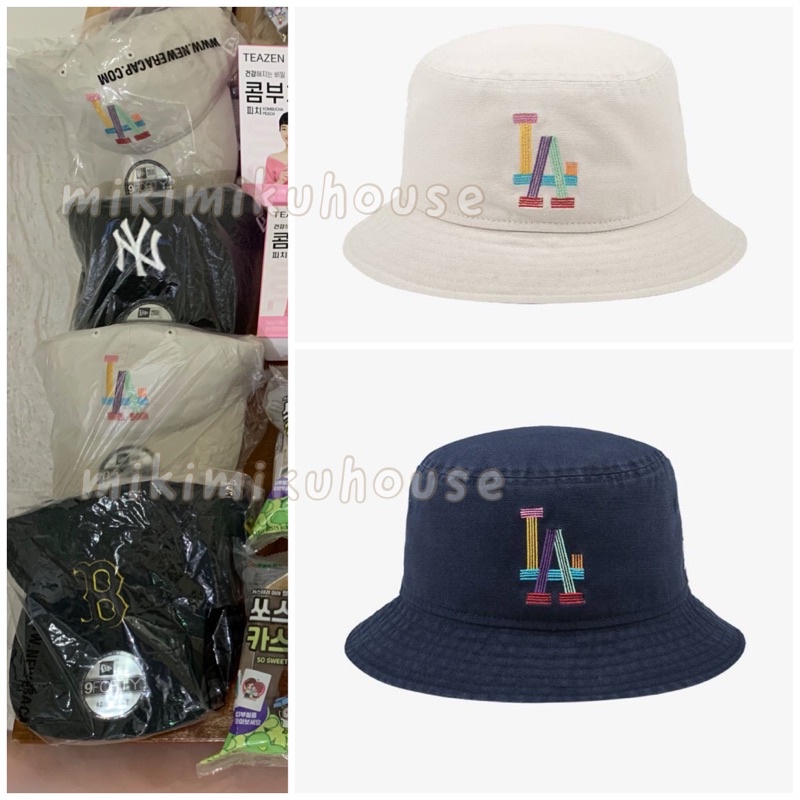 Jual READY NEW ERA X BTS CAP BUCKET HAT LA DYNAMITE BLACK SWAN BUTTER ...