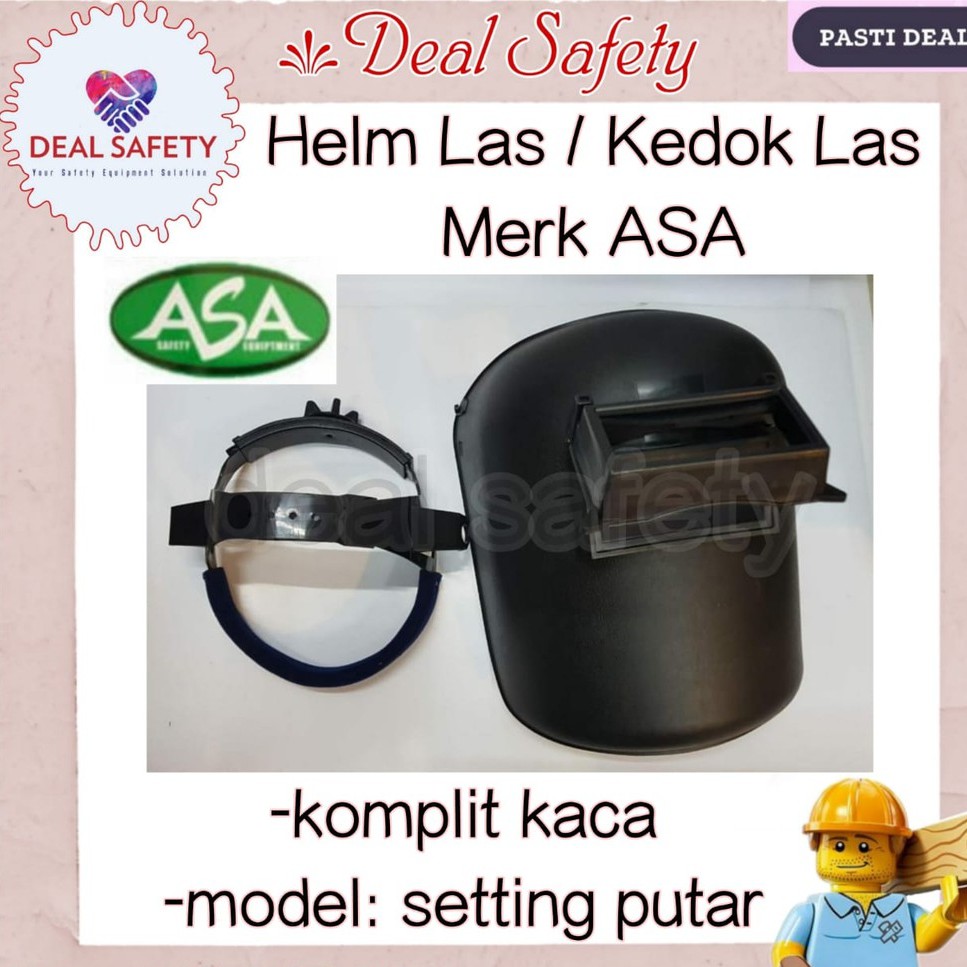 Jual Helm Las / Kedok Las Merk ASA | Shopee Indonesia