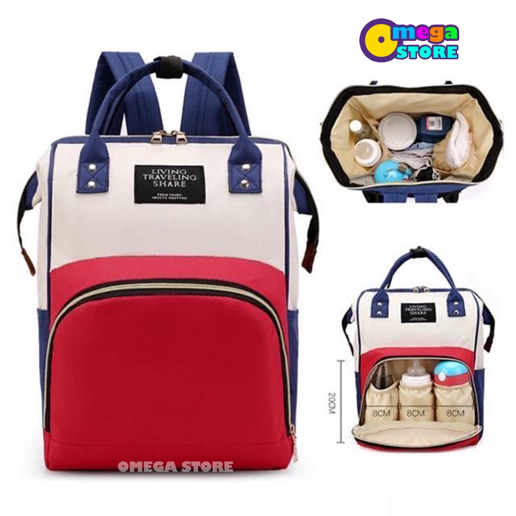 Jual [O&S] Tas Ransel Bayi Multifungsi Tas Perlengkapan Dan Perawatan ...