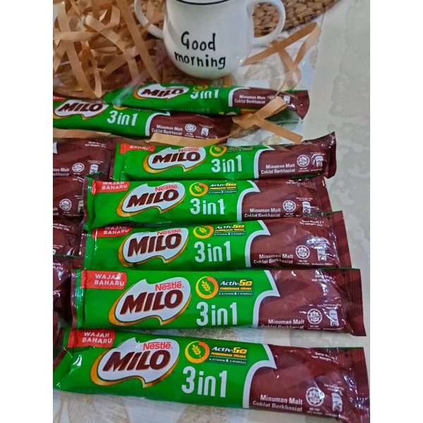 Jual Milo stick 3 in 1 Malaysia Halal Milo ecer Malaysia stik 3in1 ...