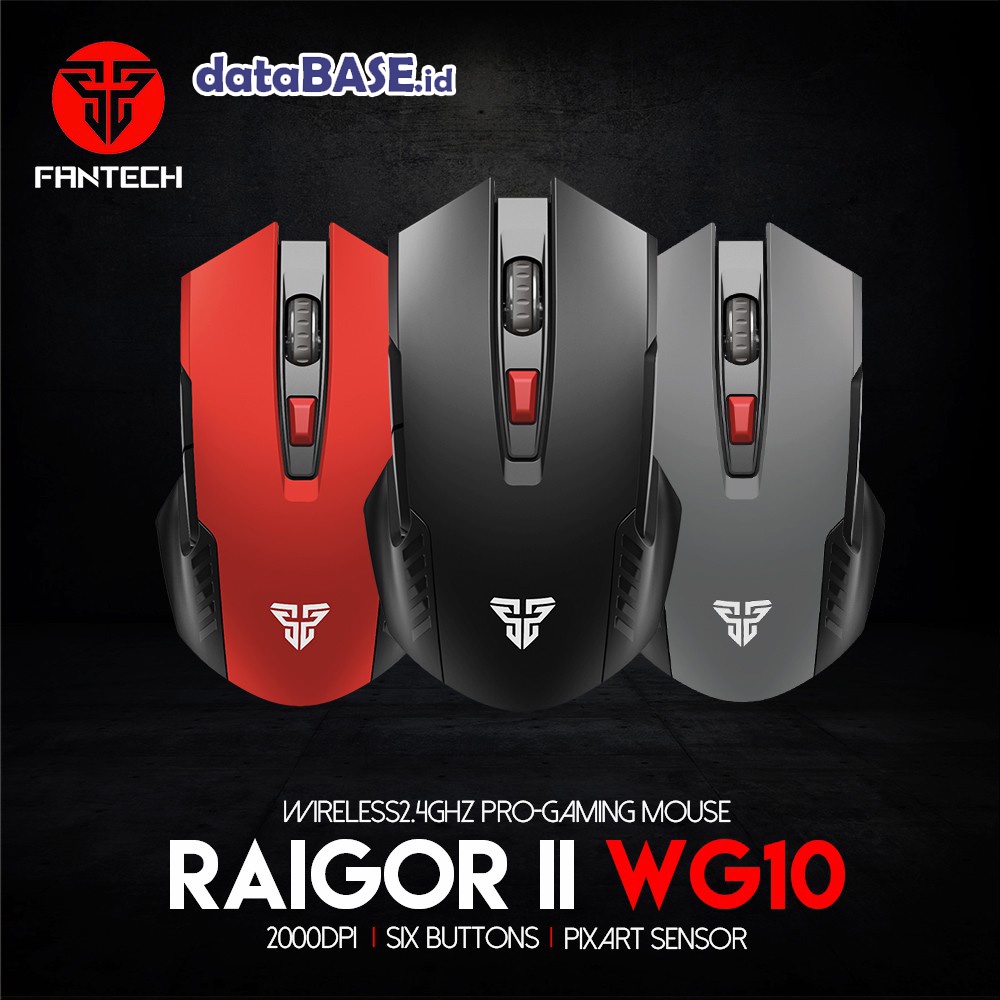 Jual Fantech Mouse Gaming Wireless RAIGOR II WG10 | Shopee Indonesia