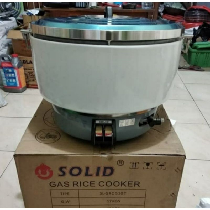 Jual gas cooker solid / rice cooker gas solid 10 liter | Shopee Indonesia