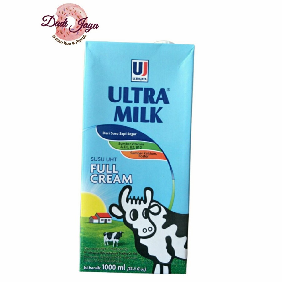 Jual PROMO!!! Susu Ultra UHT Full Cream 1L | Shopee Indonesia