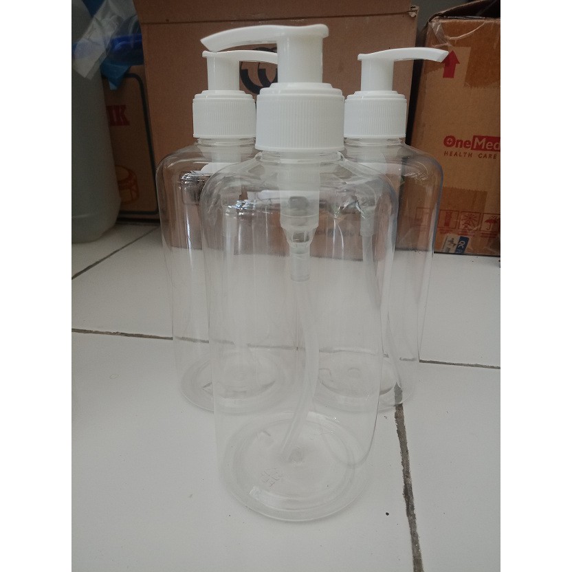 Jual Botol kosong pump 500ml hand sanitizer/ BOTOL KOSONG REFILL 500 ML | Shopee Indonesia