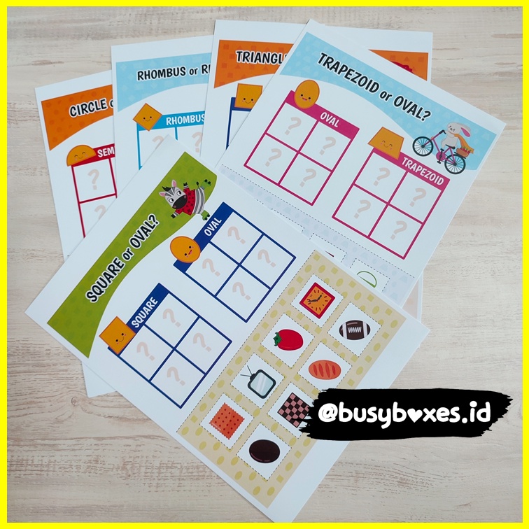 Jual [busyboxes.id] Mainan Edukasi Aktivitas Menggunting dan Menempel ...