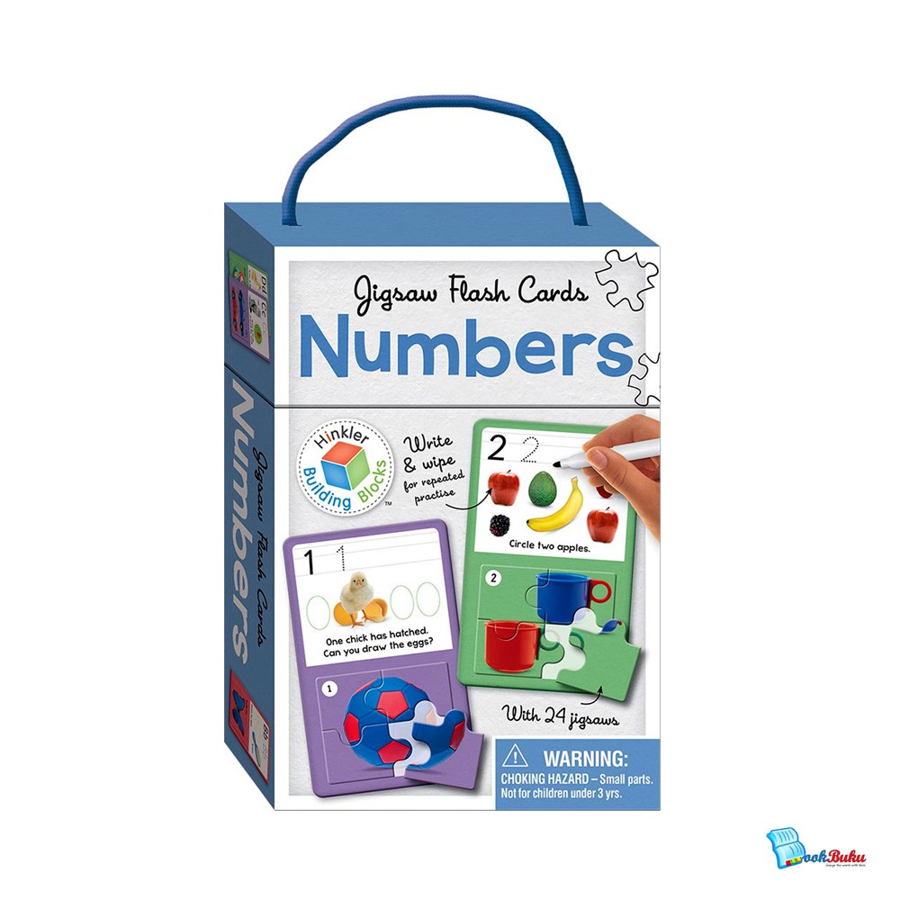 Jual Jigsaw Flash Cards NUMBERS (wipe clean cards with jigsaws ...