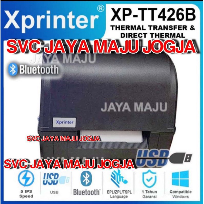 Jual XPRINTER XP TT 426 B - USB BLUETOOTH - 203 DPI - SPEED 127 MM/S ...