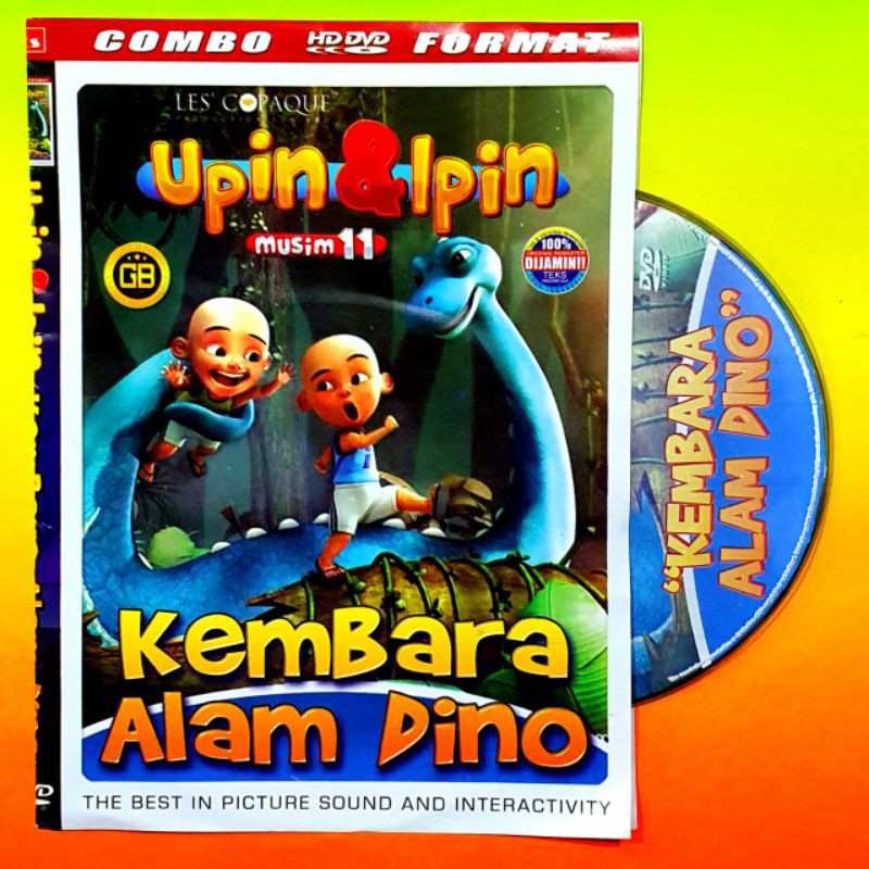 Jual Video Filem Upin Ipim Musim11 Kembara Alam Dino - Kado Mainan ...