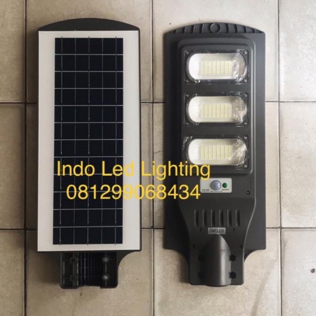 Jual Led pju solar panel 90 watt 90w lampu jalan pju solar panel all in ...