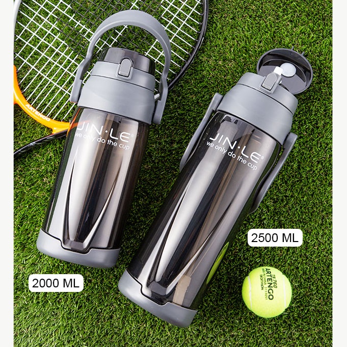 Jual BOTOL AIR MINUM SPORT PREMIUM 2000ML BESAR HANDLE SEDOTAN ANTI ...